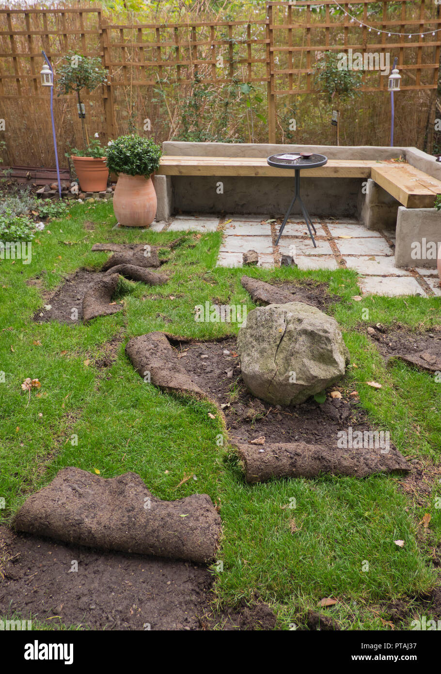 Badger damage lawn hi-res stock photography and images - Alamy