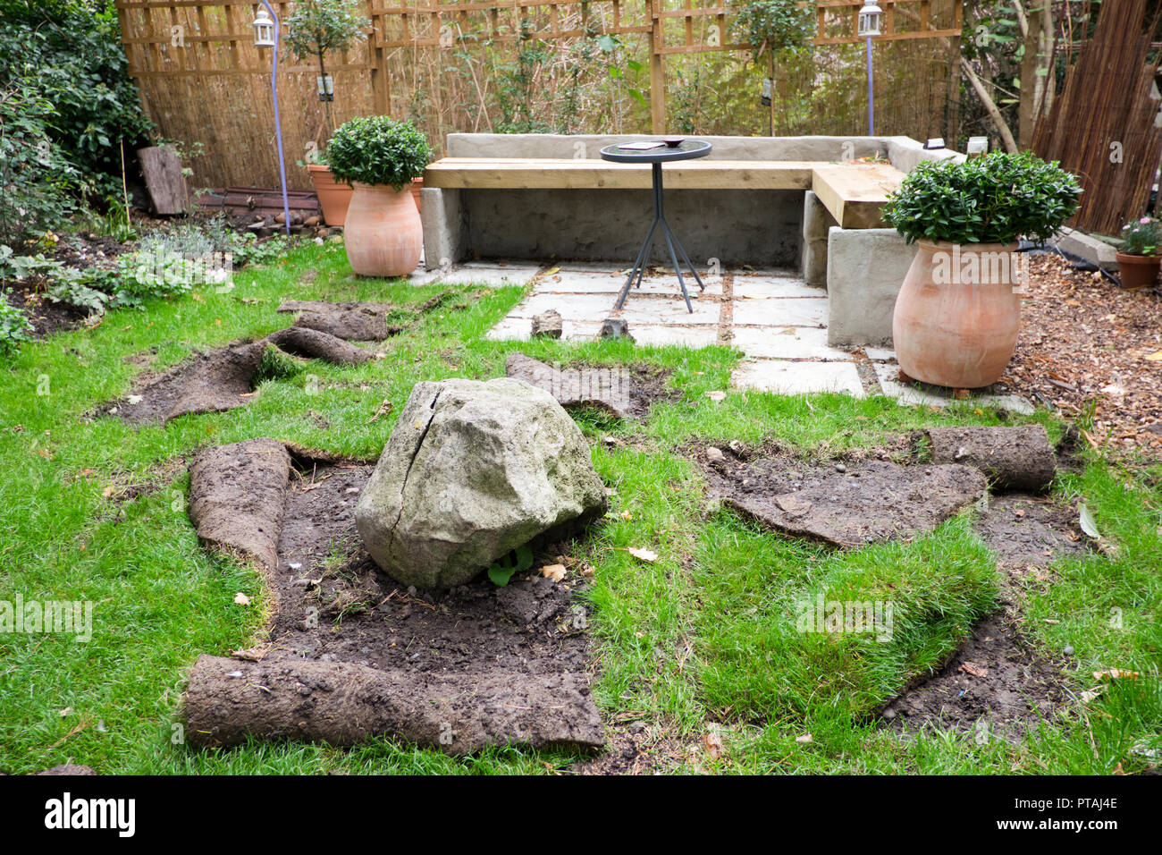 Badger damage lawn hi-res stock photography and images - Alamy