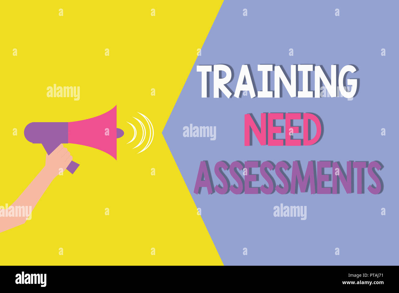 Conceptual hand writing showing Training Need Assessments. Business ...