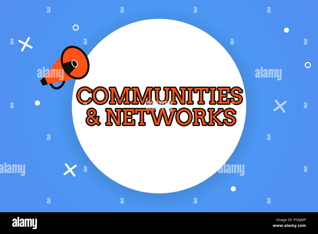 Word writing text Communities and Networks. Business concept for ...