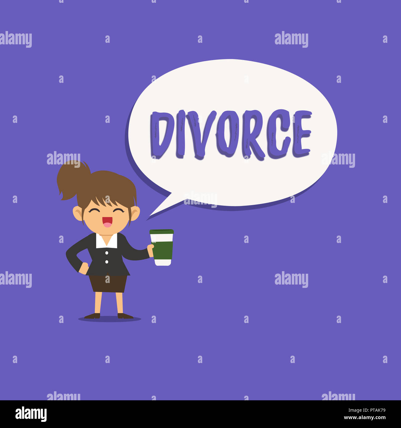 Text Sign Showing Divorce Conceptual Photo Legal Dissolution Of
