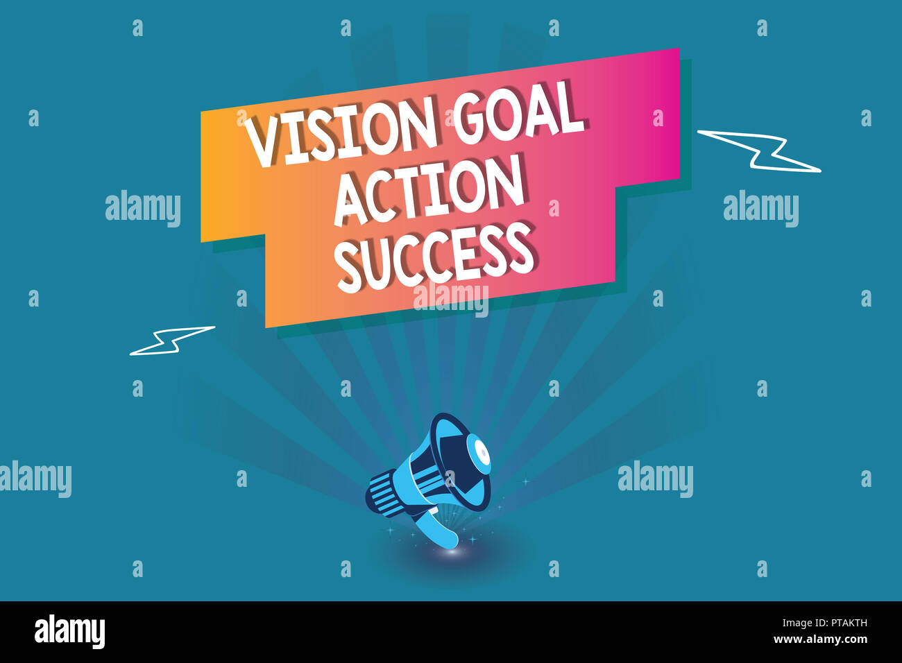 Word writing text Vision Goal Action Success. Business concept for ...
