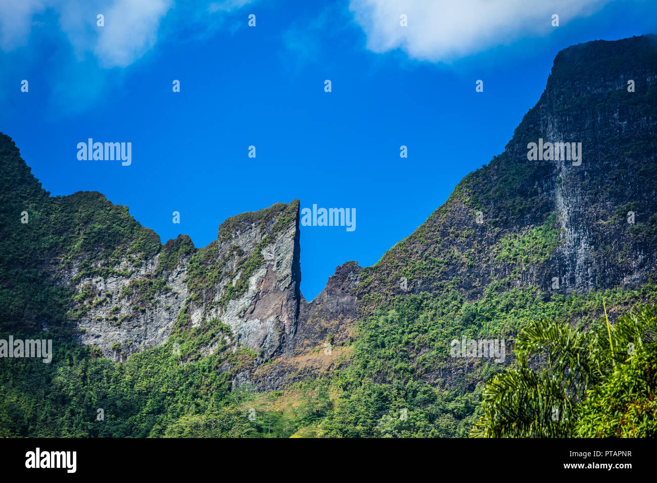 Tahiti mountain landscape mount hi-res stock photography and images - Alamy