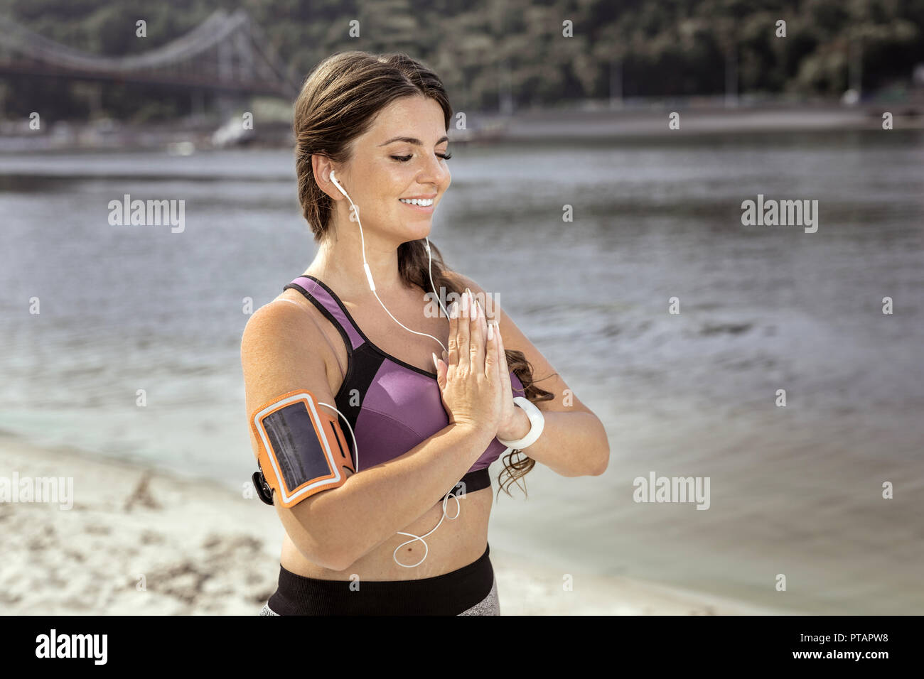 Wearing a phone hi-res stock photography and images - Alamy
