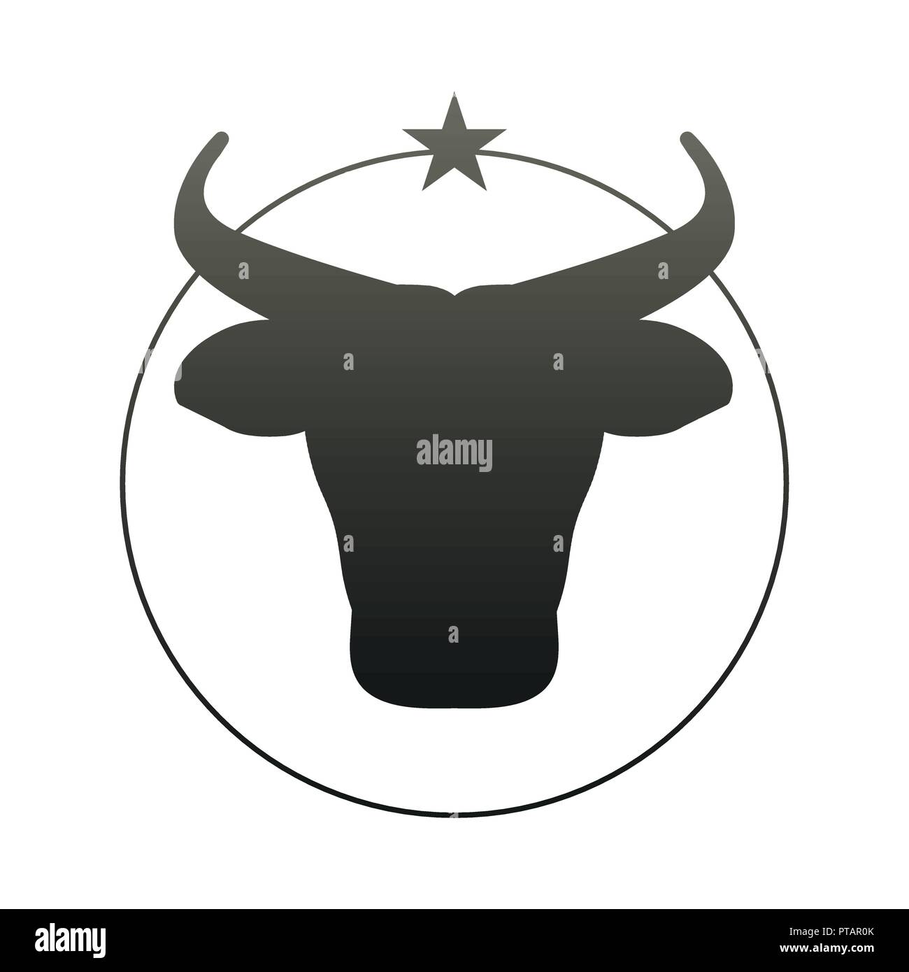Zodiac Sign. Taurus. Vector Illustration Stock Vector Image & Art - Alamy