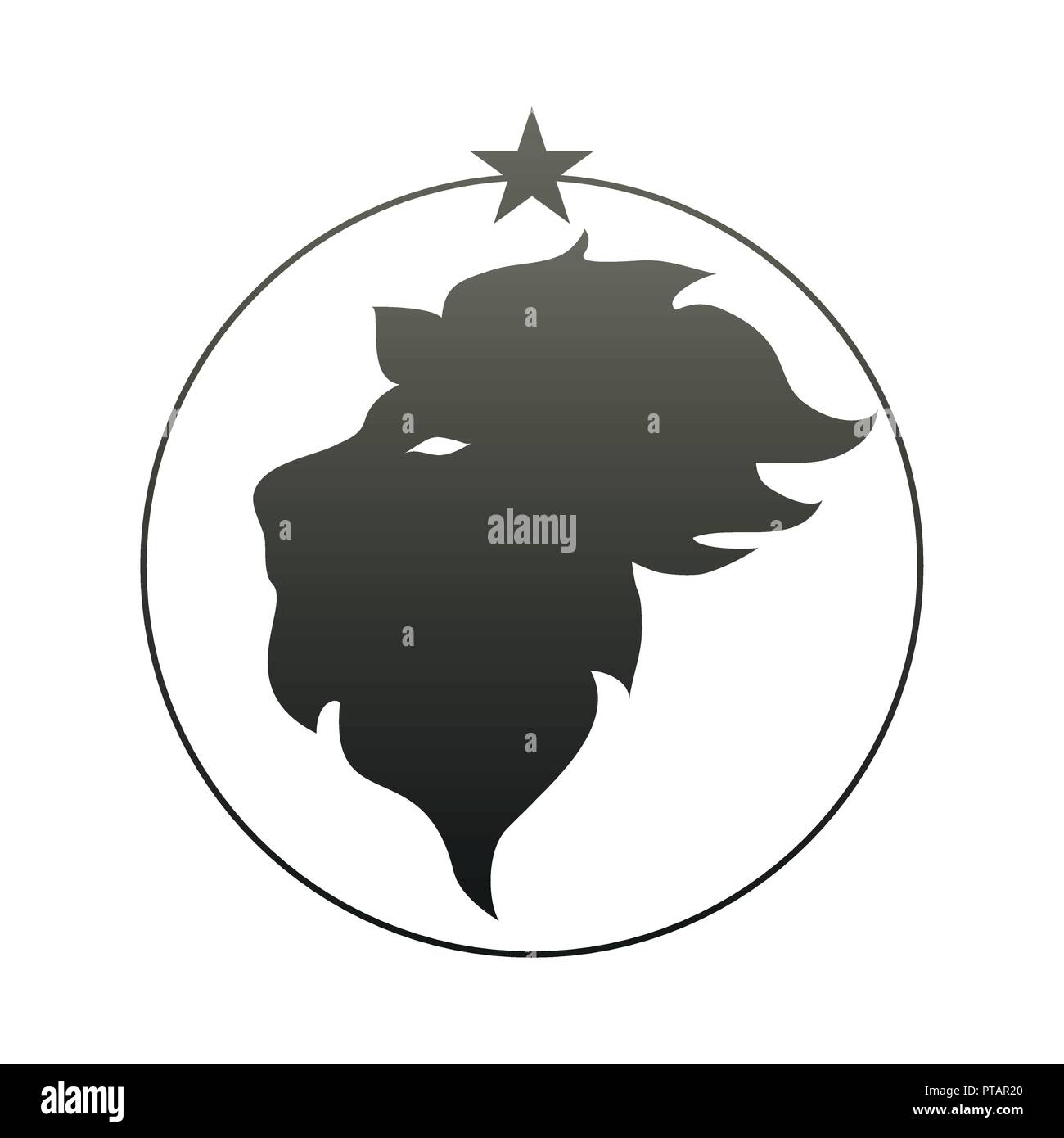 Zodiac Sign. Leo. Vector Illustration Stock Vector Image & Art - Alamy