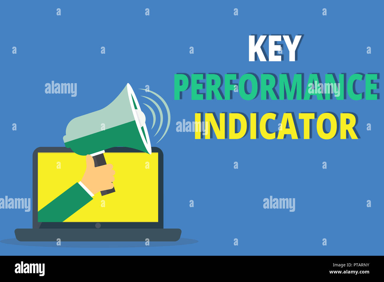 Handwriting text writing Key Performance Indicator. Concept meaning how ...
