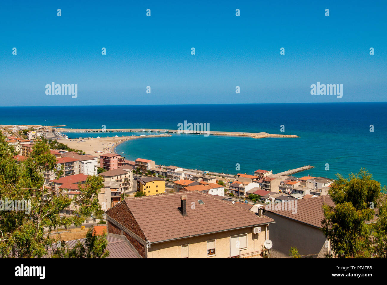 Italy Calabria Cariati view Stock Photo - Alamy