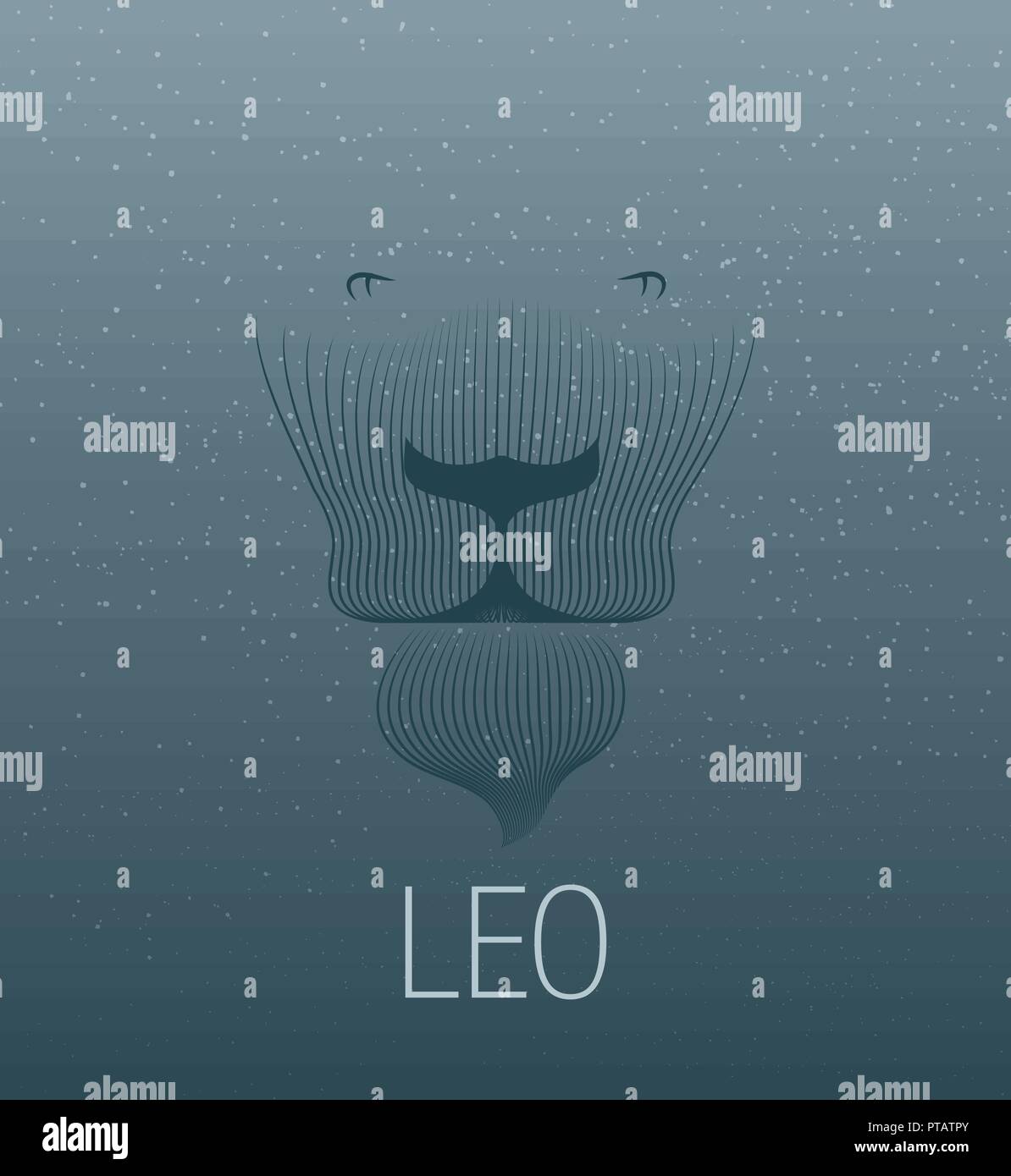 Zodiac Sign. Leo. Vector Illustration Stock Vector Image & Art - Alamy