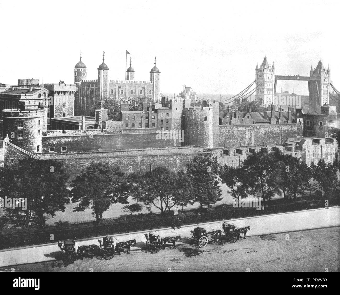 The Tower of London, 1894. Creator: Unknown Stock Photo - Alamy