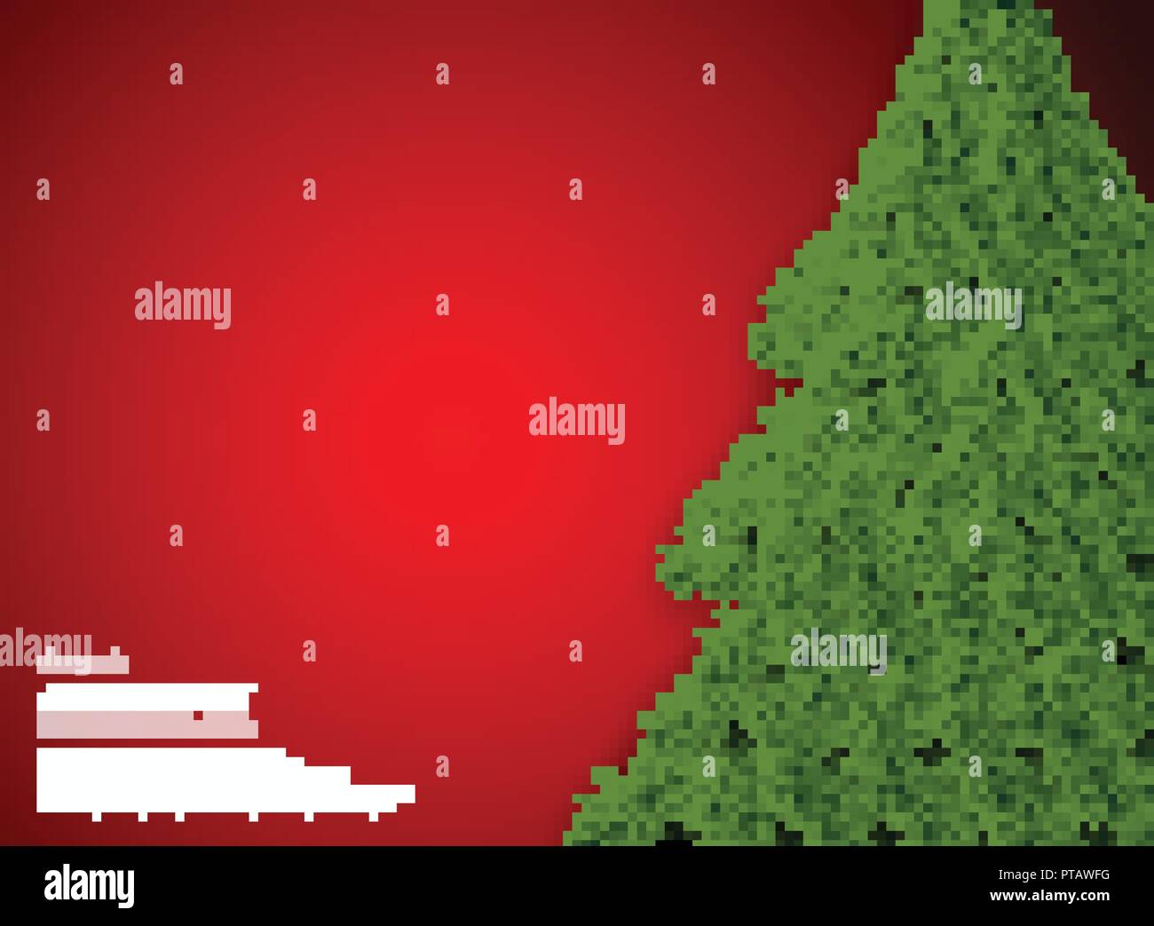 Christmas tree vector vectors hi-res stock photography and images - Alamy