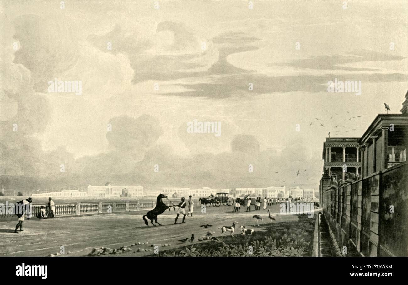 'Government House, from Chowringhee, 1820', (1925). Creator: Unknown ...