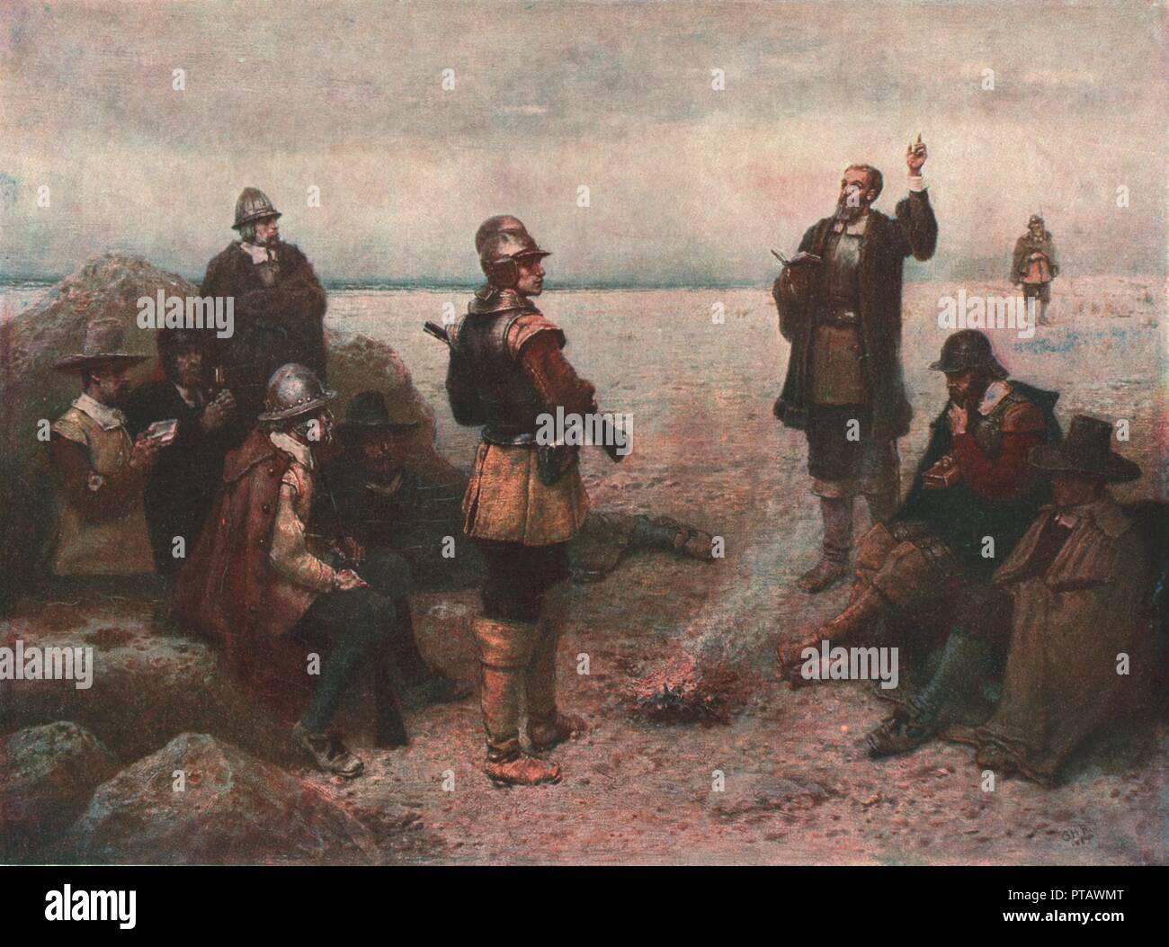 Pilgrim fathers america hi-res stock photography and images - Alamy