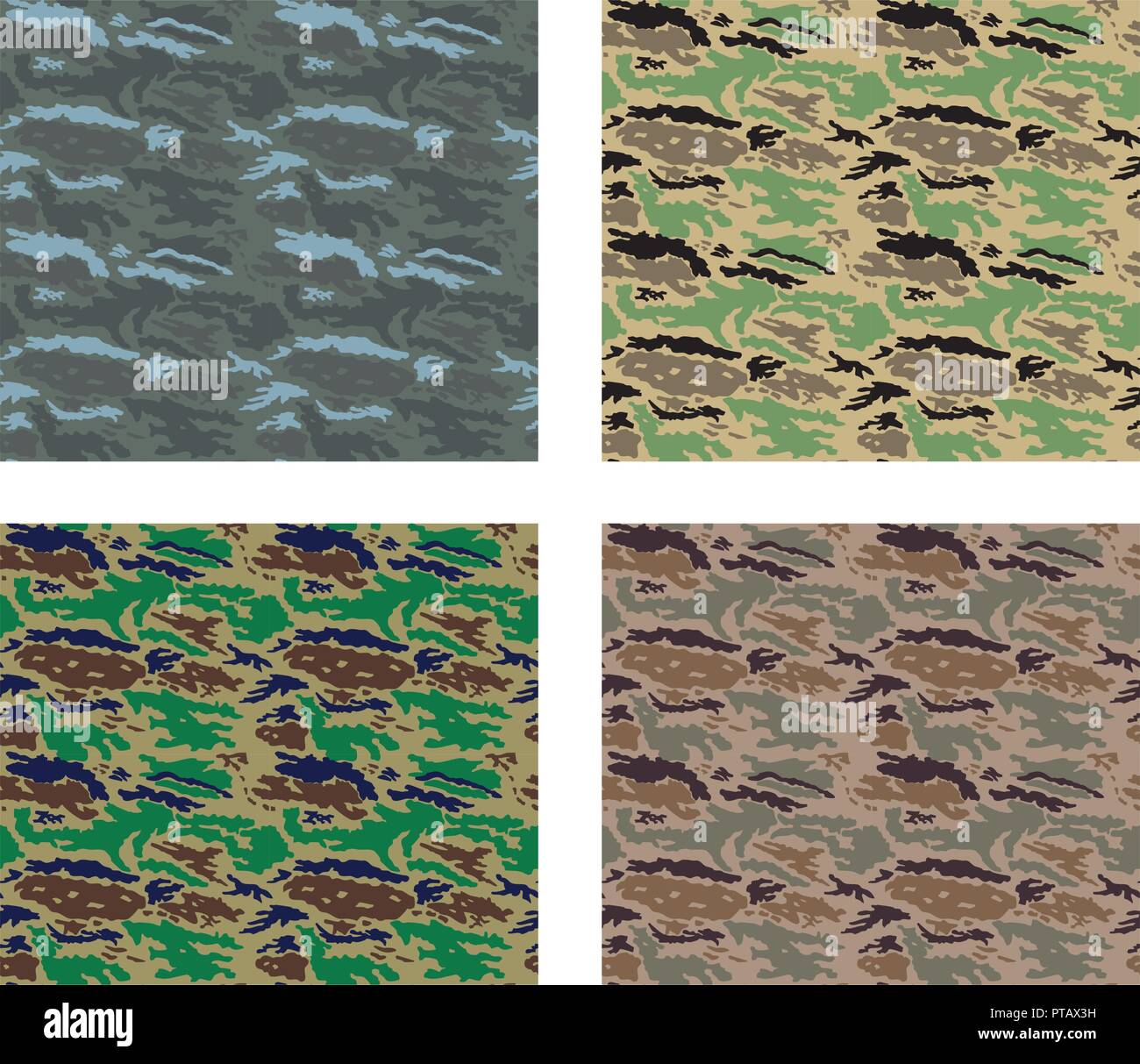 camouflage pattern design with different color Stock Vector Image & Art ...