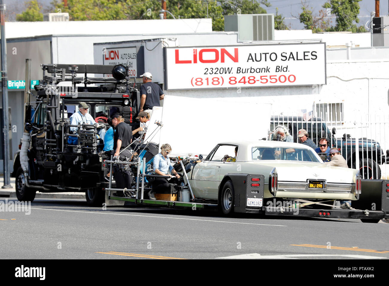 Quentin tarantino on set hi-res stock photography and images - Alamy