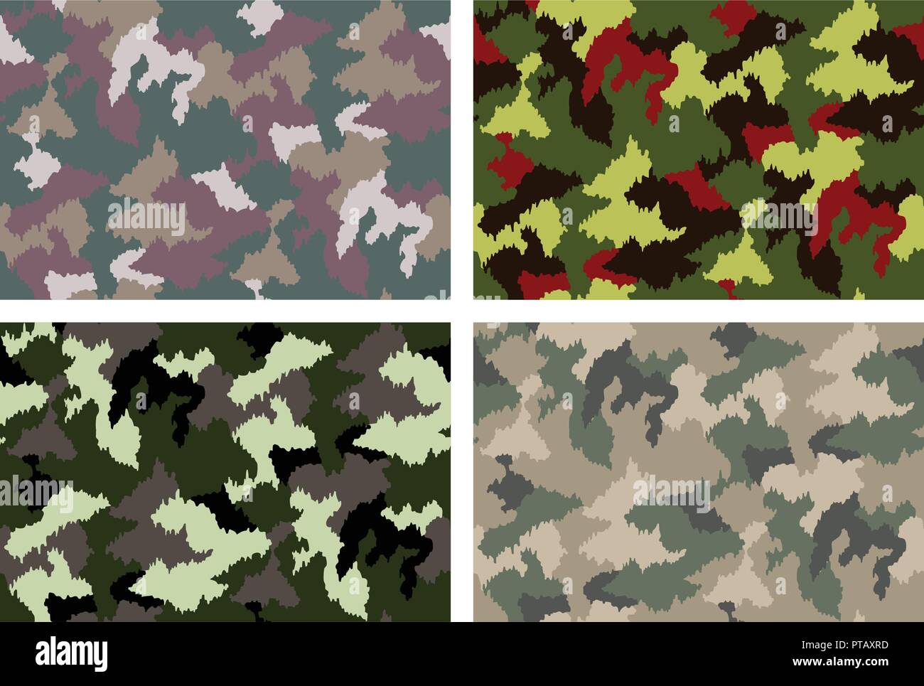 camouflage pattern design with different color Stock Vector Image & Art ...