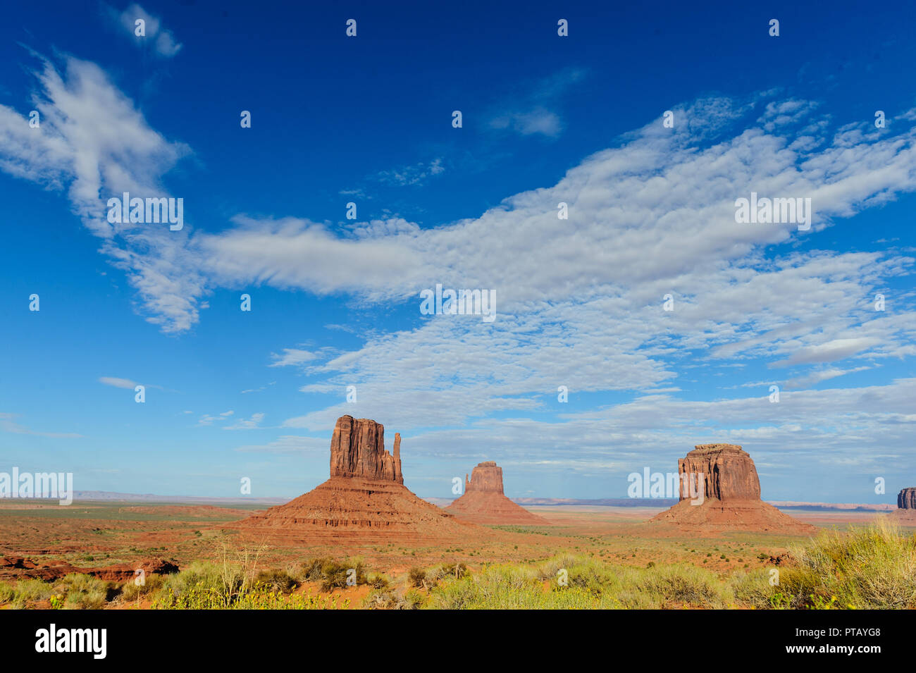 Monument Valley at Sunset Stock Photo - Alamy