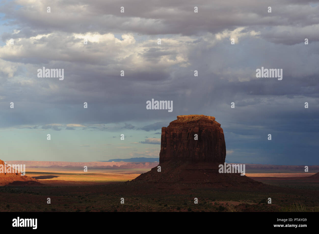 Monument Valley at Sunset Stock Photo - Alamy
