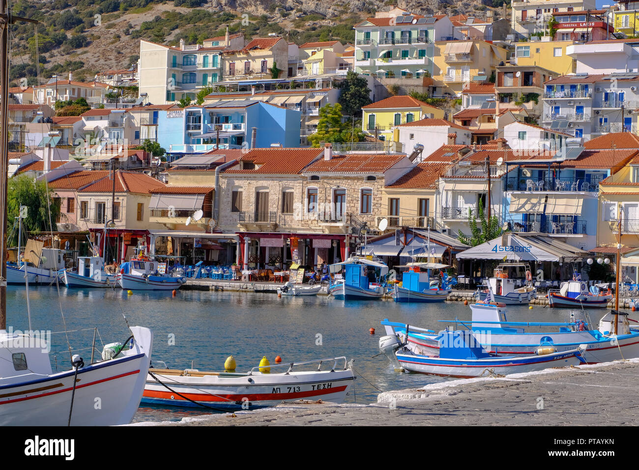 Pythagorion Waterfront, samos Stock Photo - Alamy