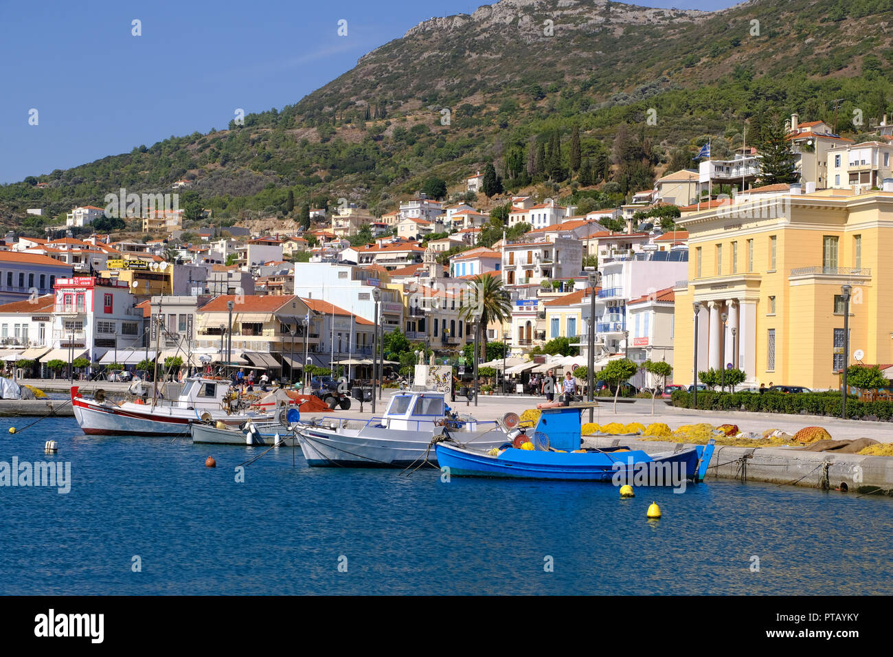 Samos (vathy) Waterfront Stock Photo - Alamy