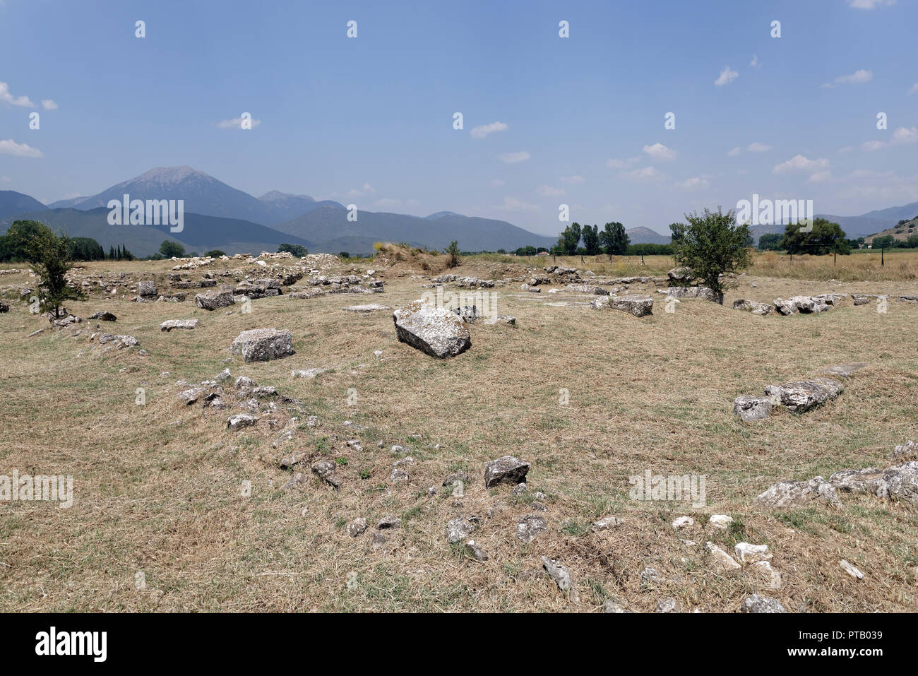 Ruins of the Makellos of Epigone, Mantineia, Arcadia, Peloponnese ...