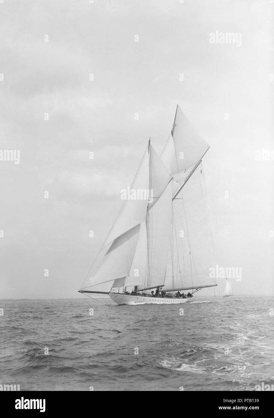 The spectacular 338-ton Big Class schooner 'Westward', 1926. Creator ...