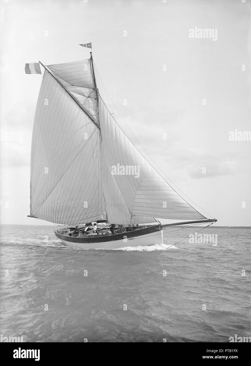 Gaff cutter Black and White Stock Photos & Images - Alamy