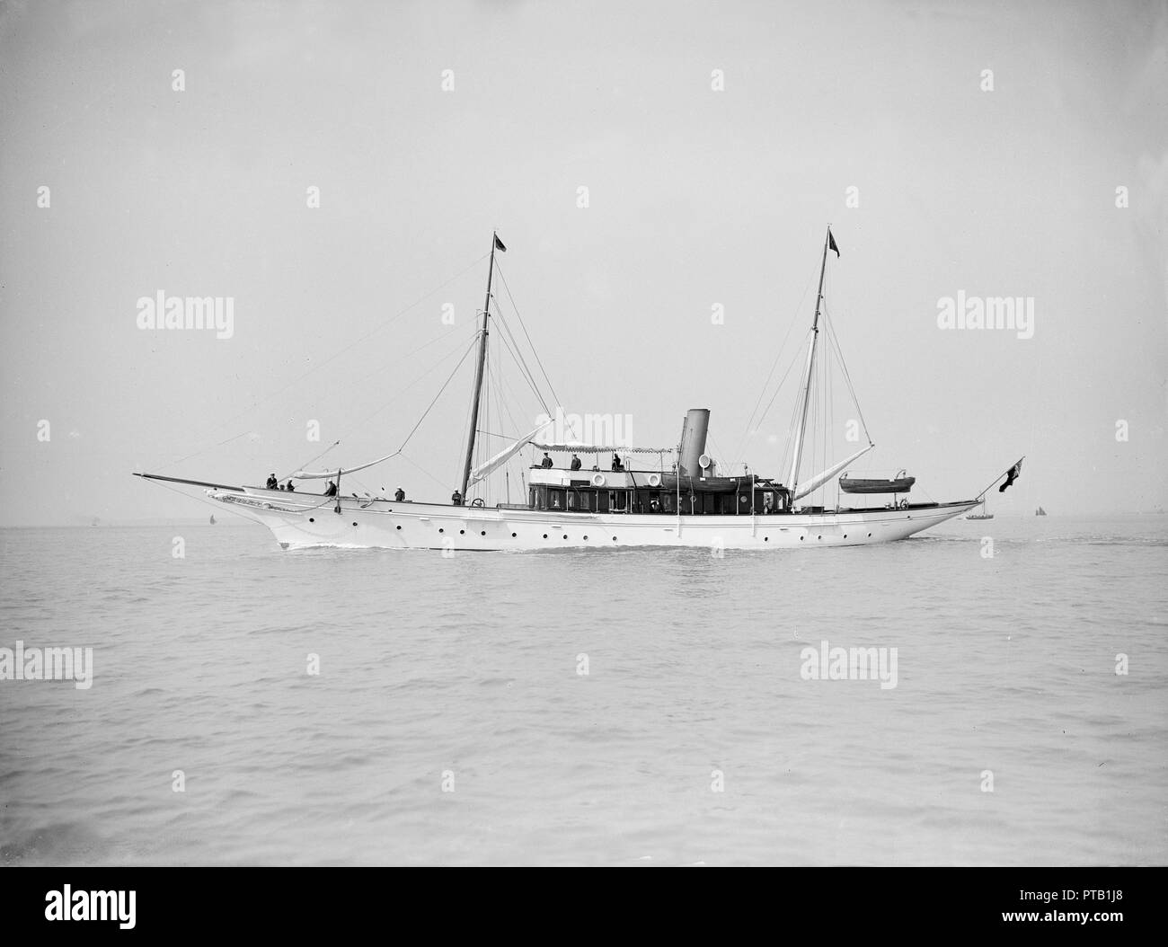 The steam yacht 'Westoe', 1911. Creator: Kirk & Sons of Cowes Stock ...