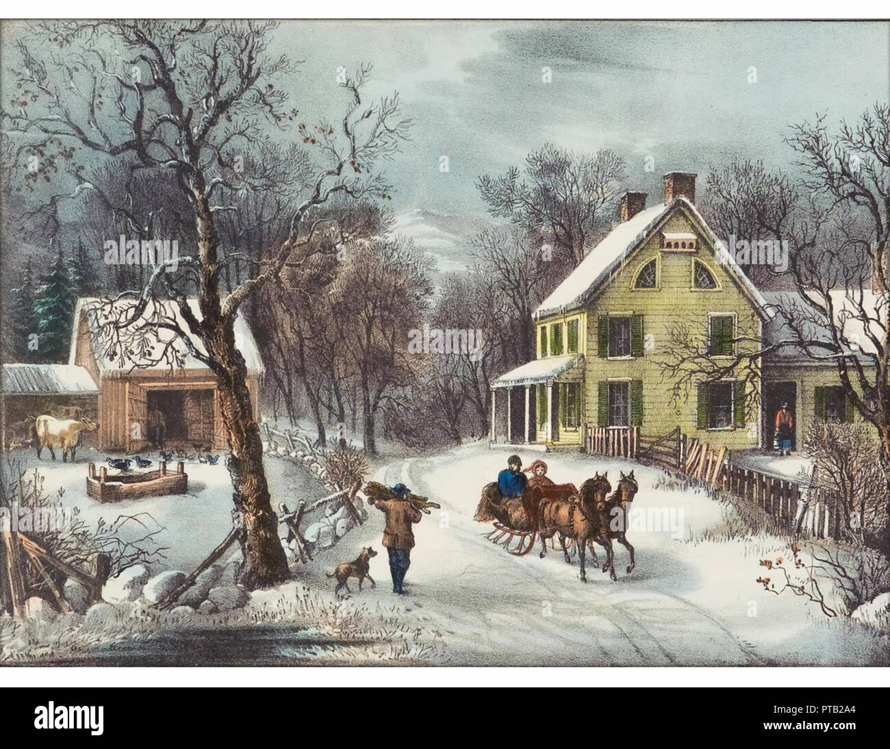 Father Christmas Reindeer Cartoon High Resolution Stock Photography and ...