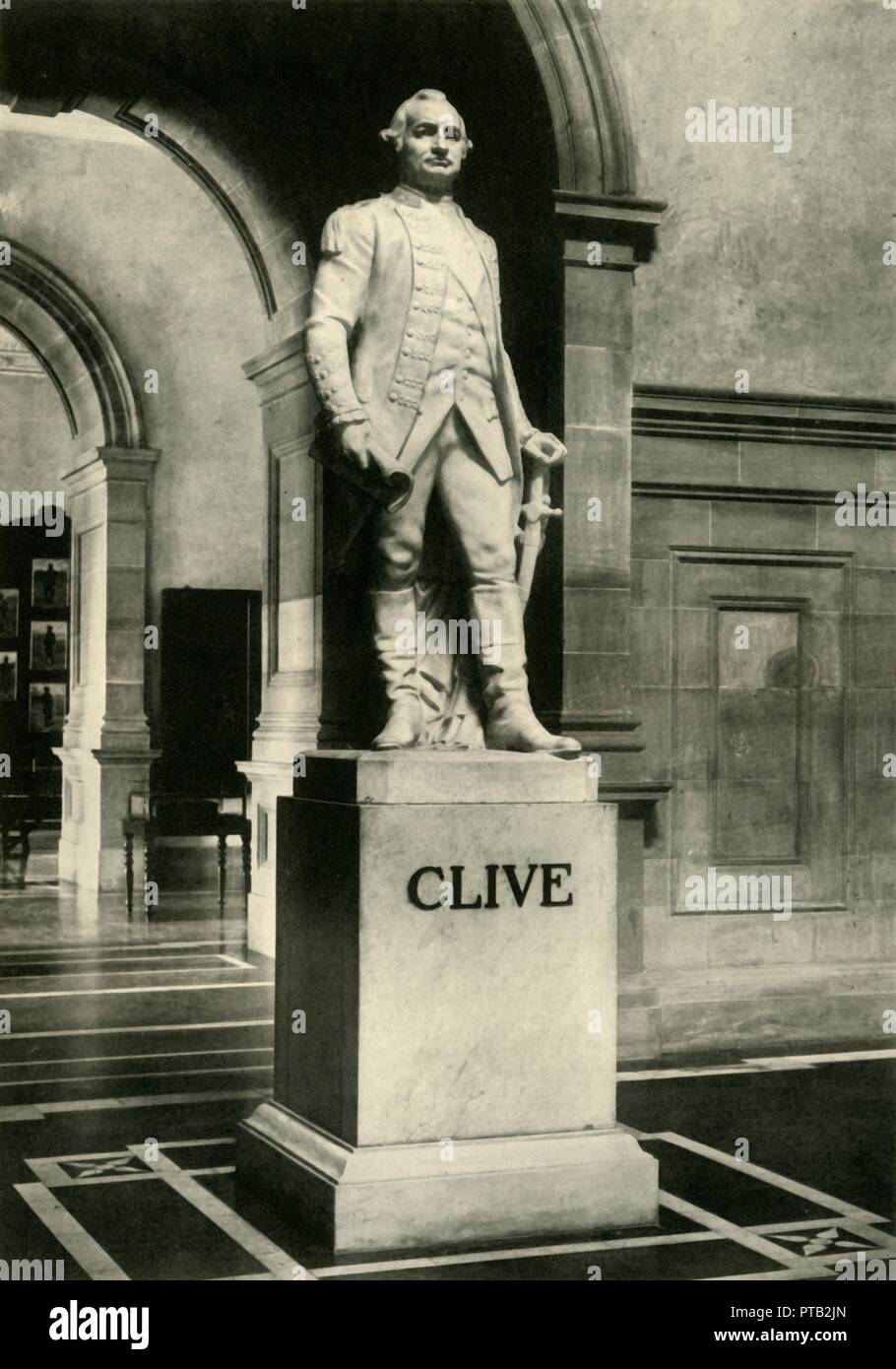 'Statue of Lord Clive', 1925. Creator: Unknown Stock Photo - Alamy