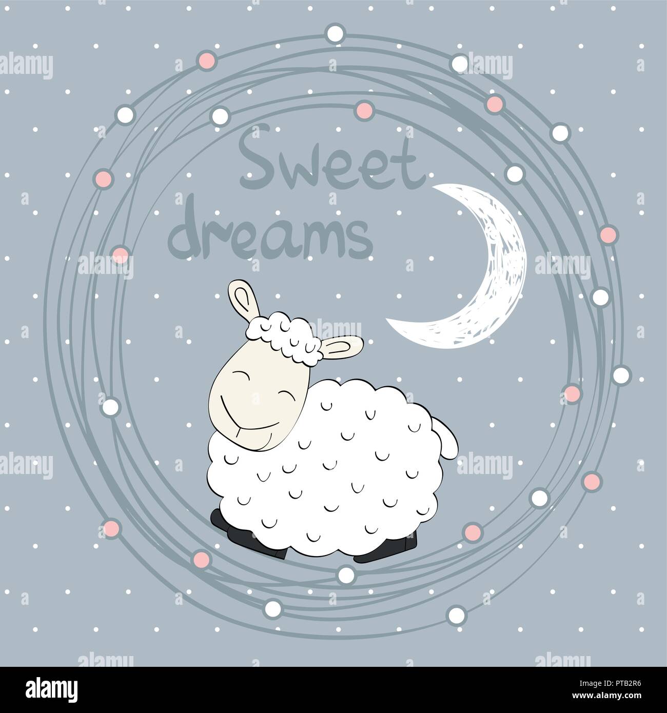 Sleeping Cartoon Sheep High Resolution Stock Photography and Images - Alamy