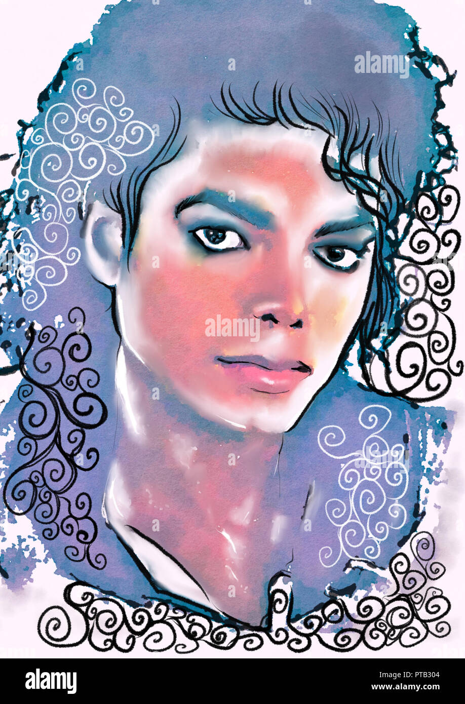 Michael Jackson Portrait High Resolution Stock Photography and Images ...