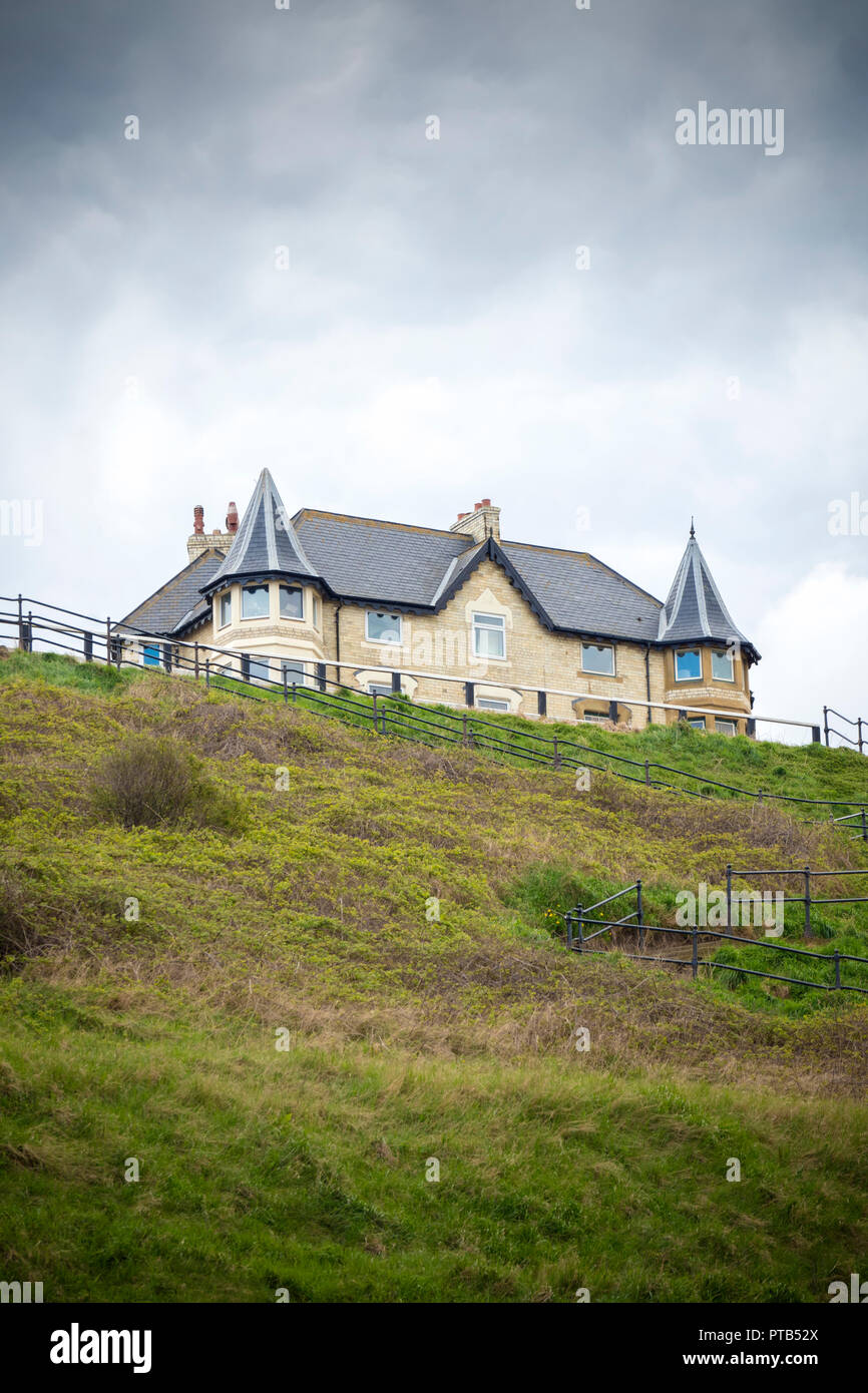 Large Victorian hotel in Saltburn by the Sea, North Yorkshire Stock ...