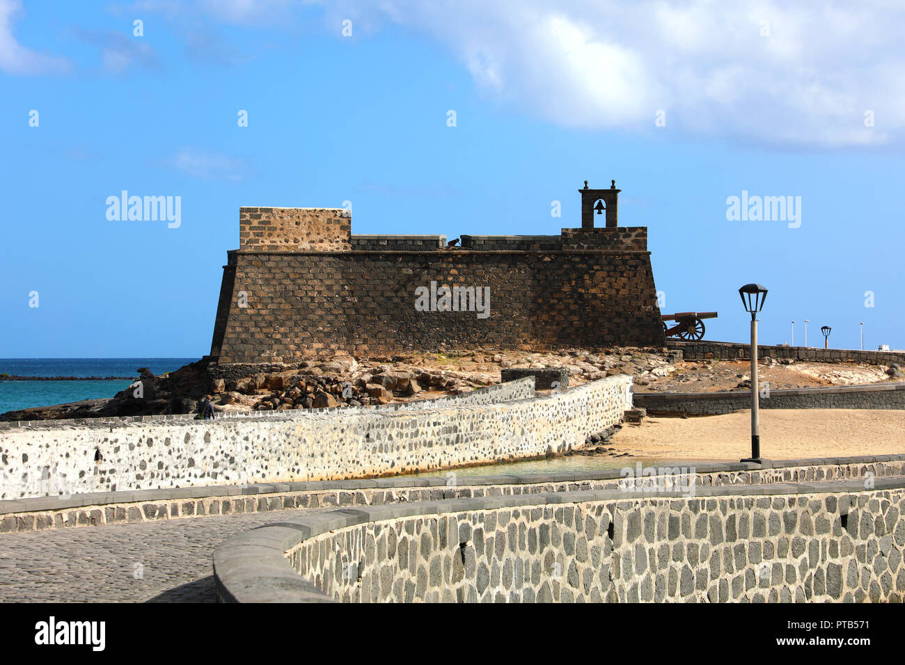 Castle of Saint Gabriel in Arrecife, Lanzarote, Spain Stock Photo - Alamy