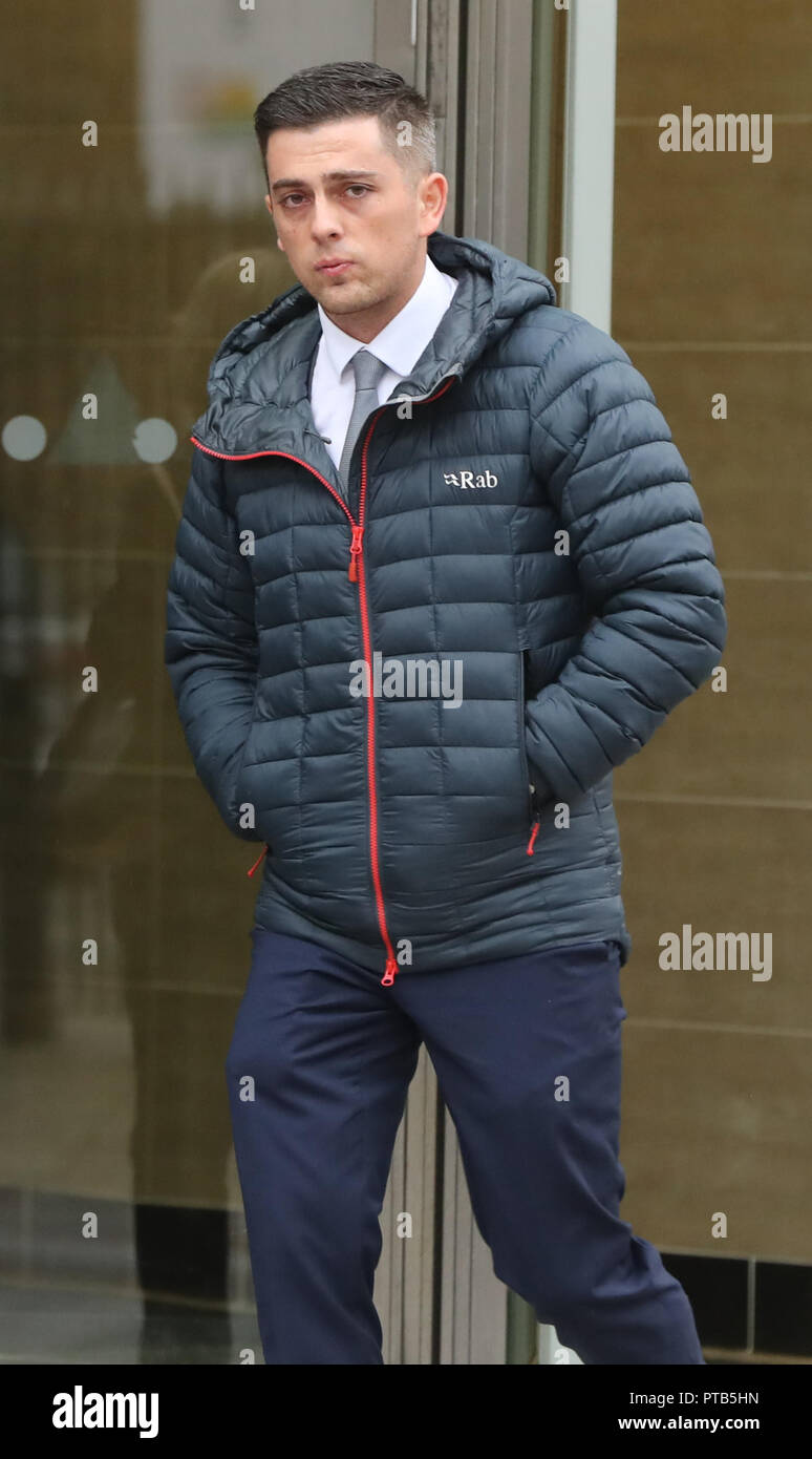 Christopher O'Neill leaving the inquest into the death of his daughter ...