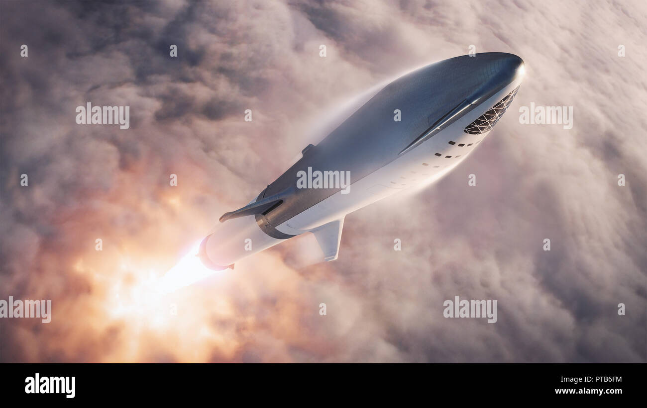 Elon musk spacex mars hi-res stock photography and images - Alamy