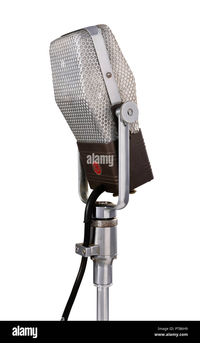 Vintage RCA 44 microphone Stock Photo - Alamy