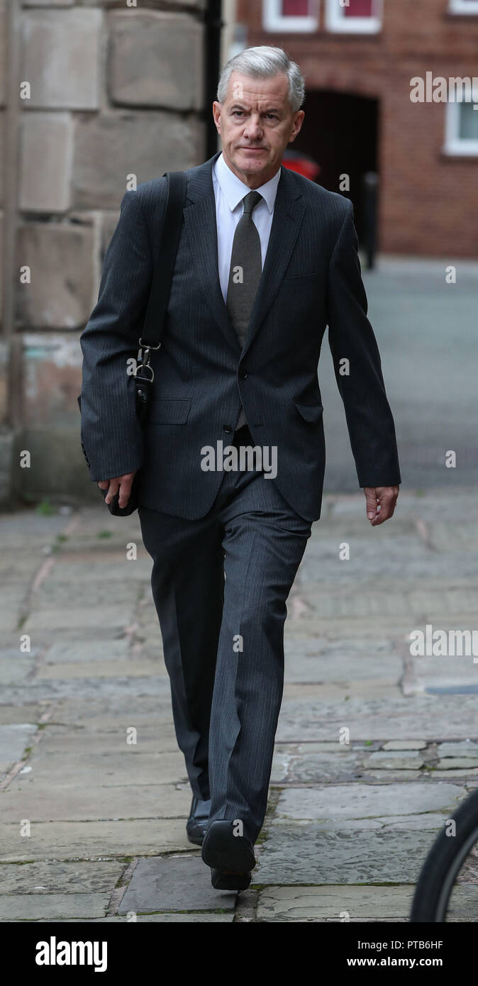 Paul McCann a former football coach at Crewe Alexandra arrives at ...