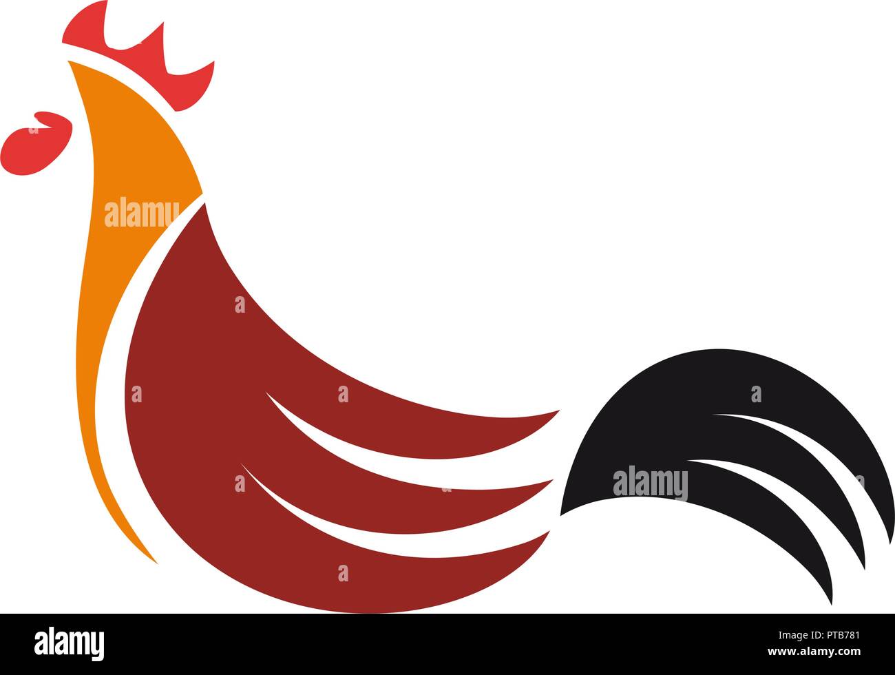 Vector sign abstract Rooster Stock Vector Image & Art - Alamy