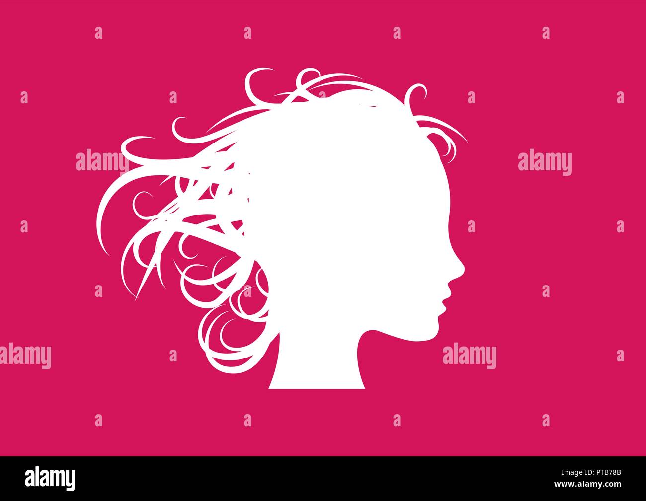 Wind woman beauty Stock Vector Images - Alamy
