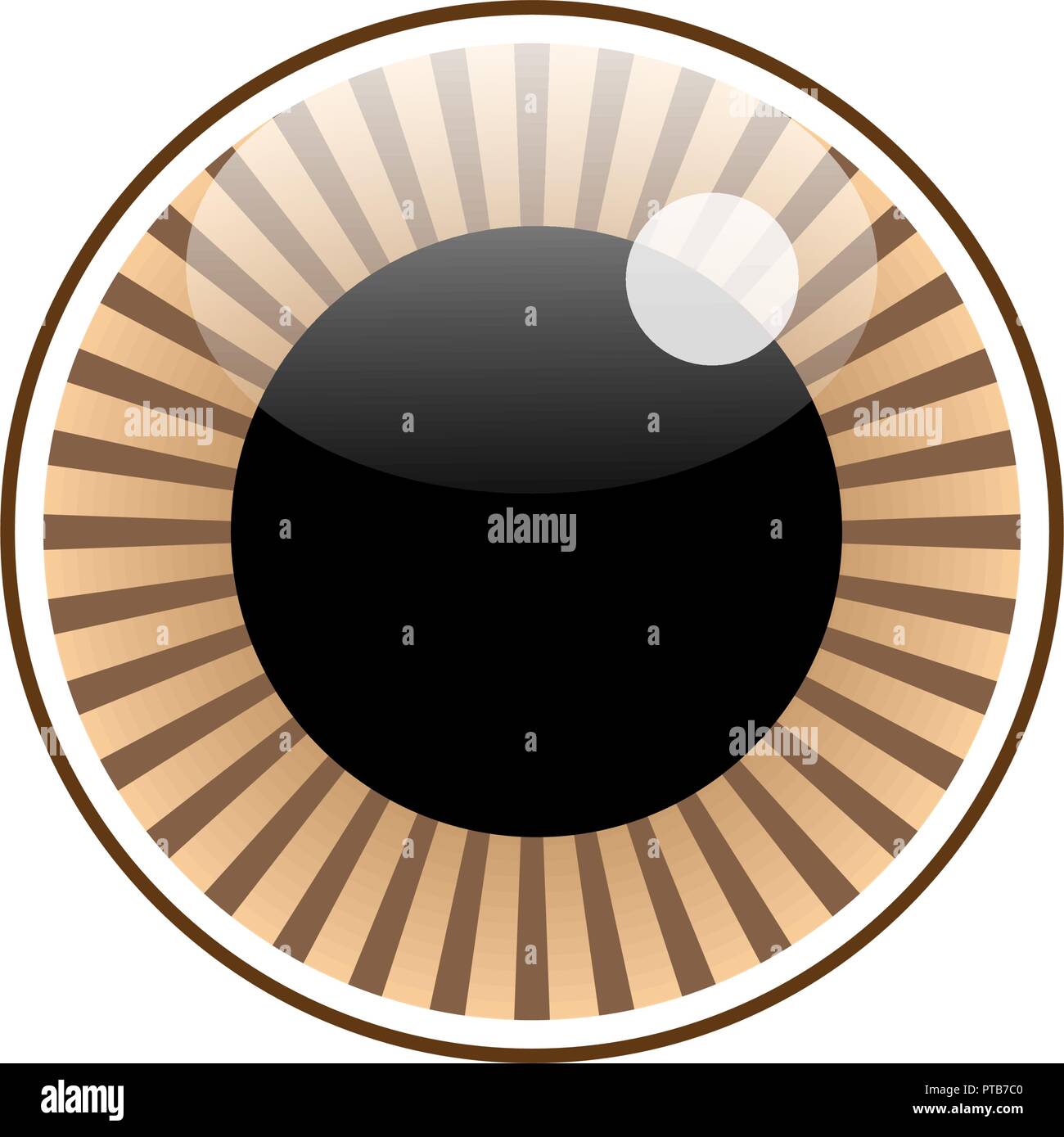 Vector sign eye, iris Stock Vector Image & Art - Alamy