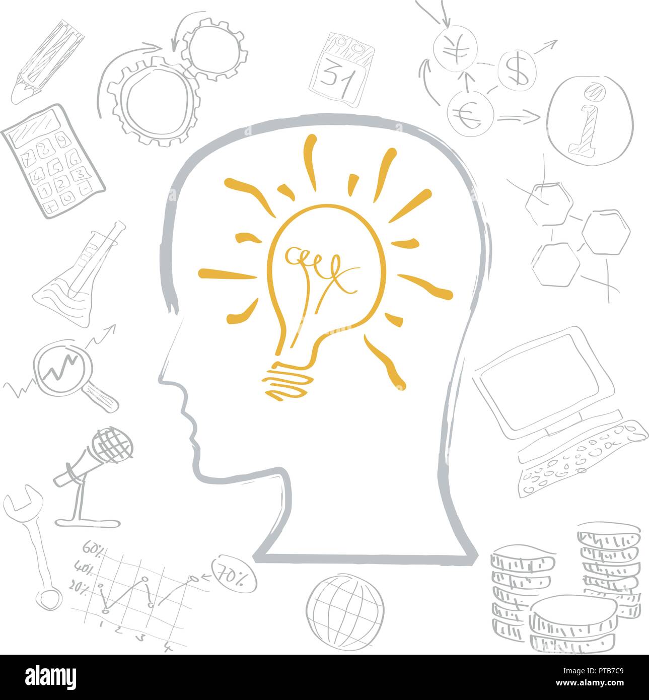 Work listening Stock Vector Images - Alamy