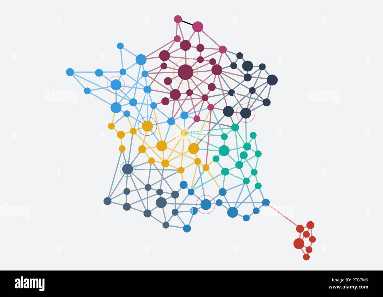 French hub Stock Vector Images - Alamy