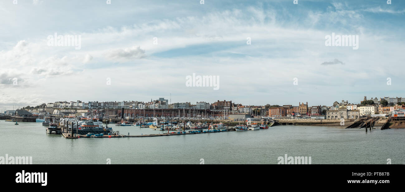 Ramsgate Harbour & Marina, Kent, UK Stock Photo - Alamy