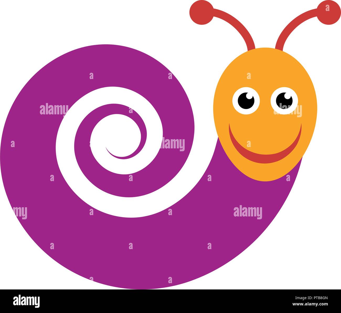 Vector sign snail Stock Vector Image & Art - Alamy