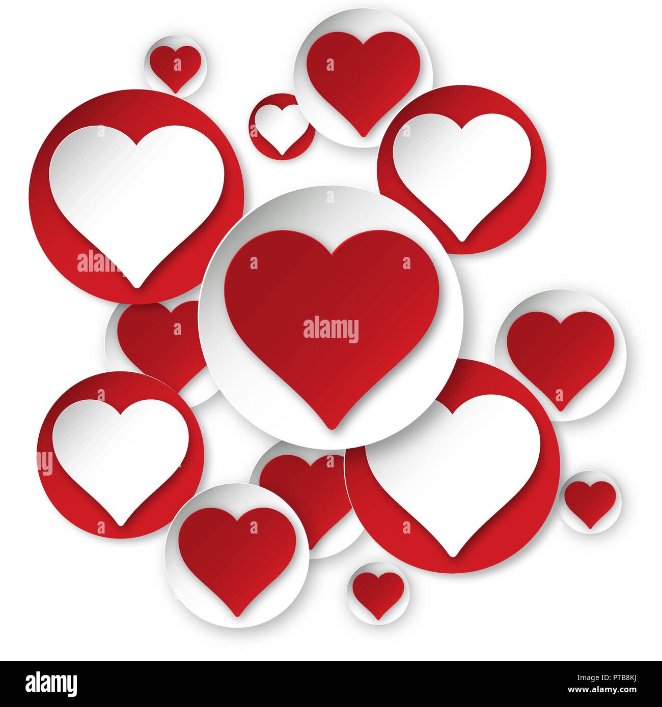 Vector heart background Stock Vector Image & Art - Alamy