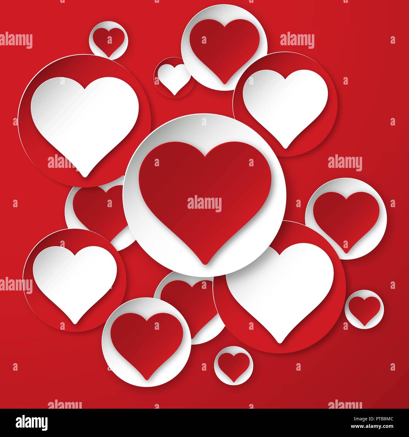Vector heart background Stock Vector Image & Art - Alamy
