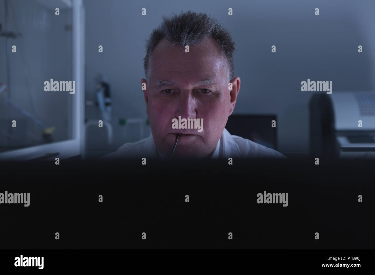 Scientist laboratory computer keyboard hi-res stock photography and ...