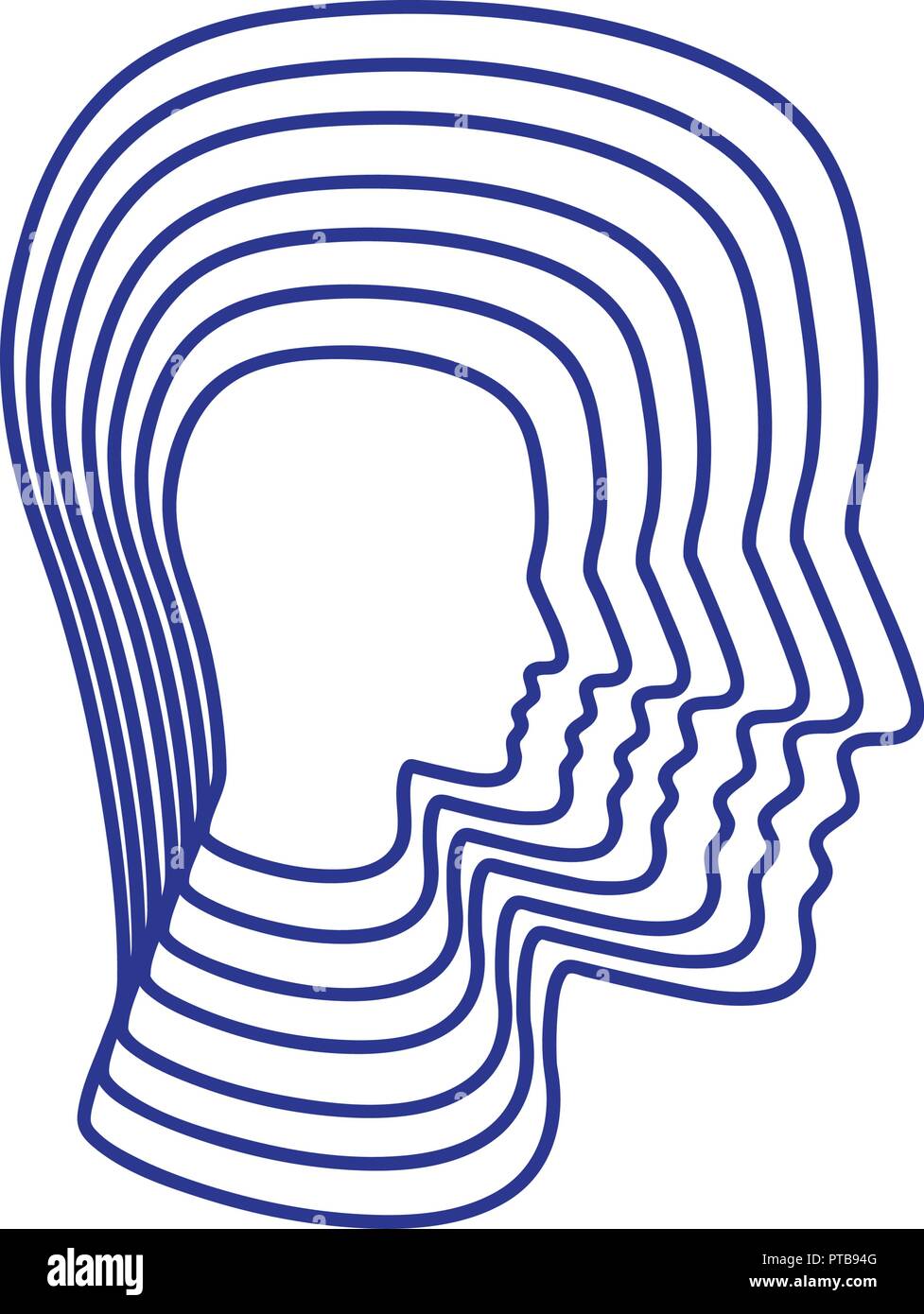 Direction head Stock Vector Images - Alamy