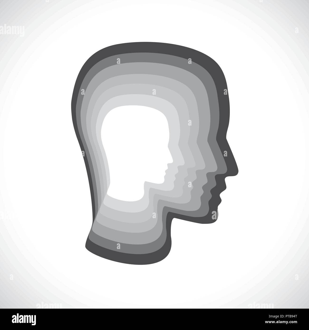 Target in human head Stock Vector Images - Alamy